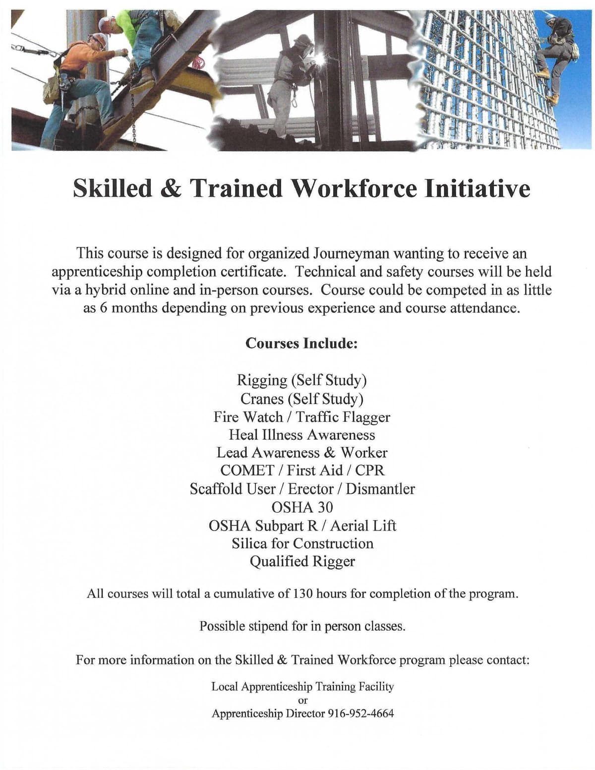 Ironworkers University of Iron | Class Schedule